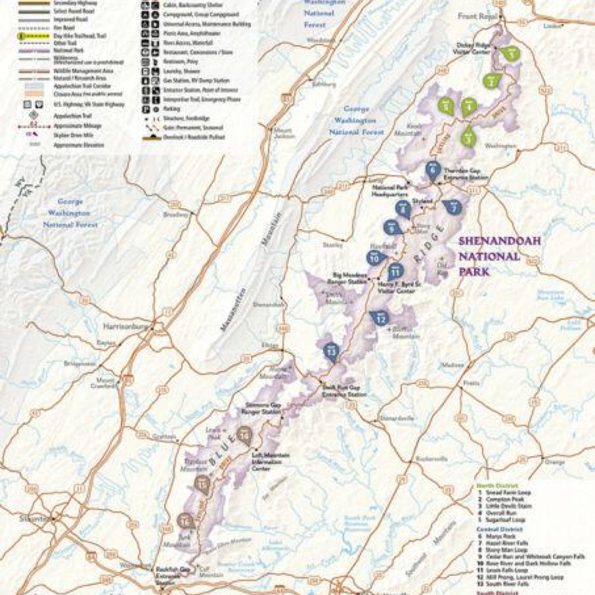 Shenandoah Trail Map New Trails And New Trail Map For Hillandale Park